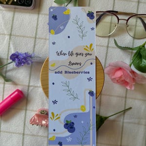 Colorful Summer Themed Bookmarks, Doublesided Bookmark, Cute Book ...