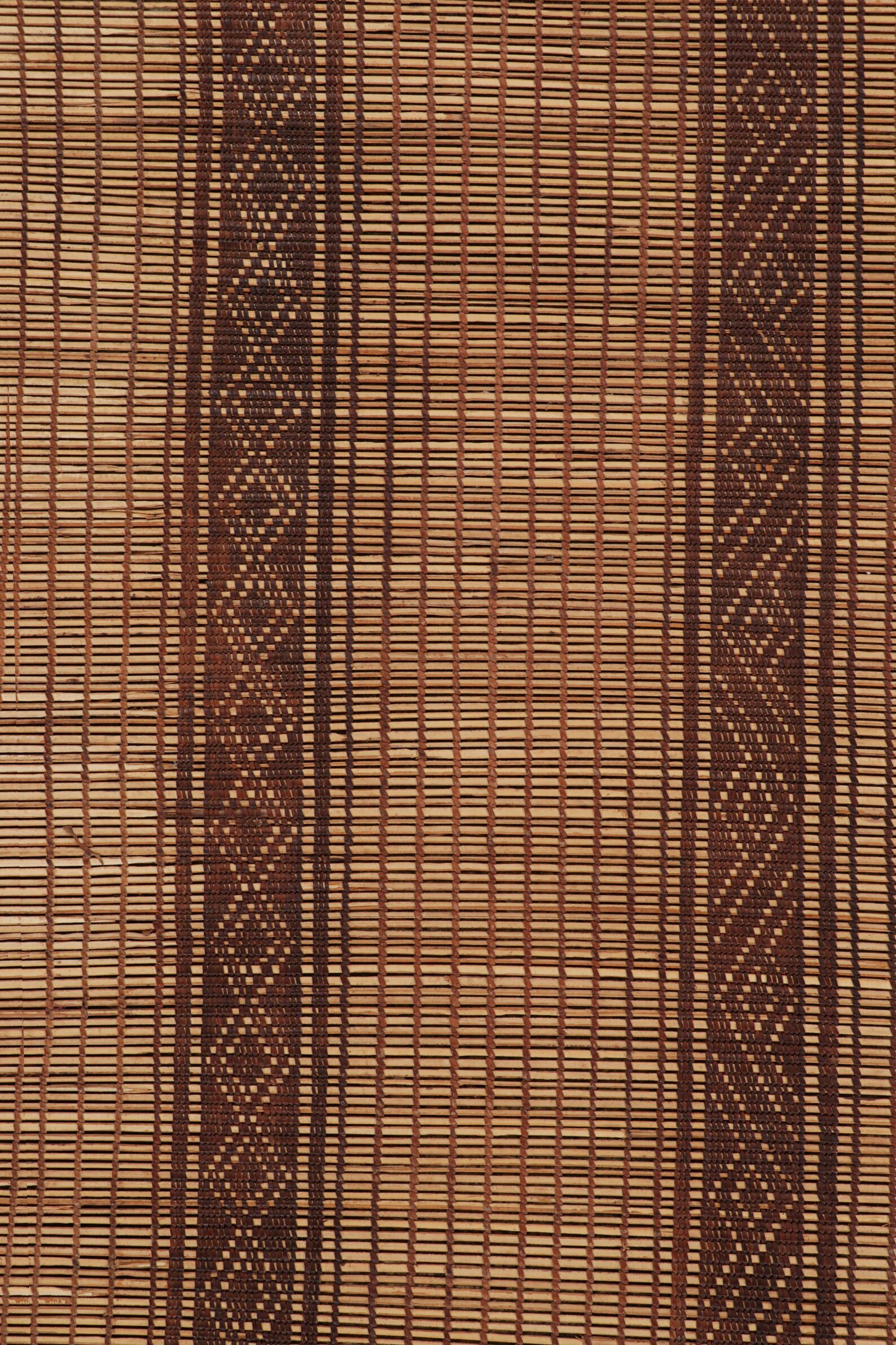 Oversized Vintage Moroccan Tuareg Mat, With Geometric Stripes, From Rug ...