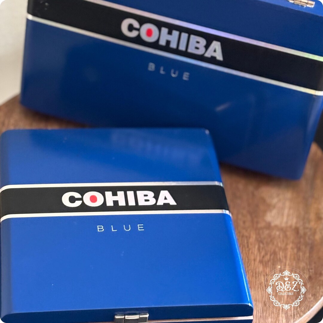 Blue Vintage Style Empty Cigar Box Set of 2 - Etsy