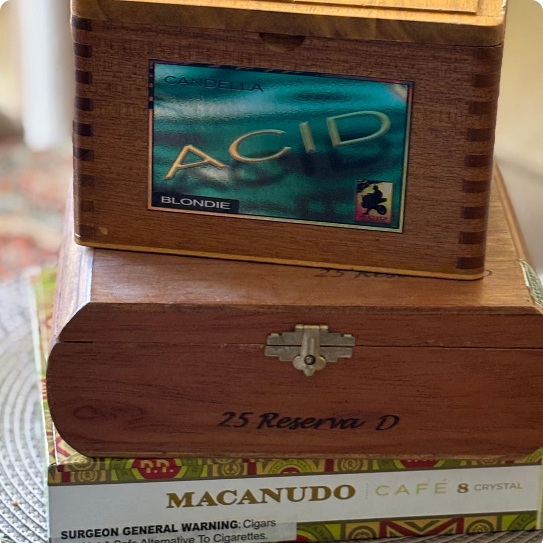 Set of 3 Empty Wooden Cigar Boxes - Etsy