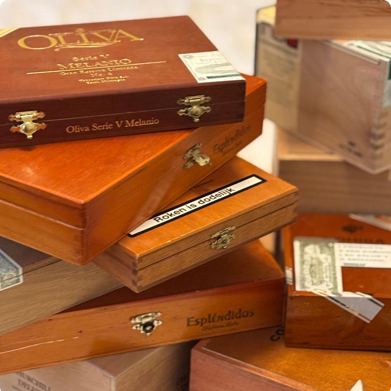 Wooden Cigar Box - Etsy