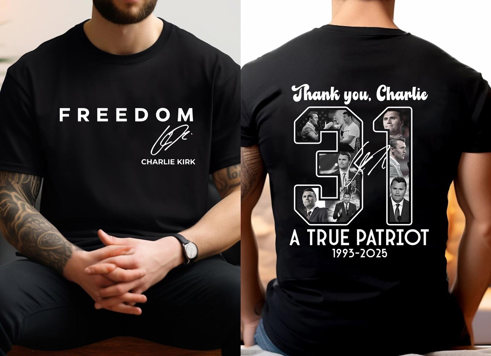 Thank You Charlie 31 , Freedom Signature Tribute, A True Patriot ...
