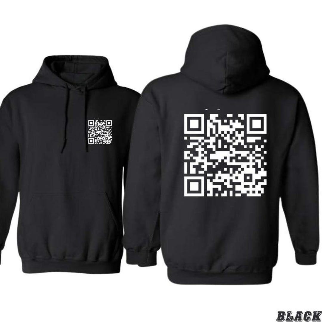 QR Code F.U Hoodie, Funny Gift, QR Code Sweater/ Tshirt. Gift for All ...