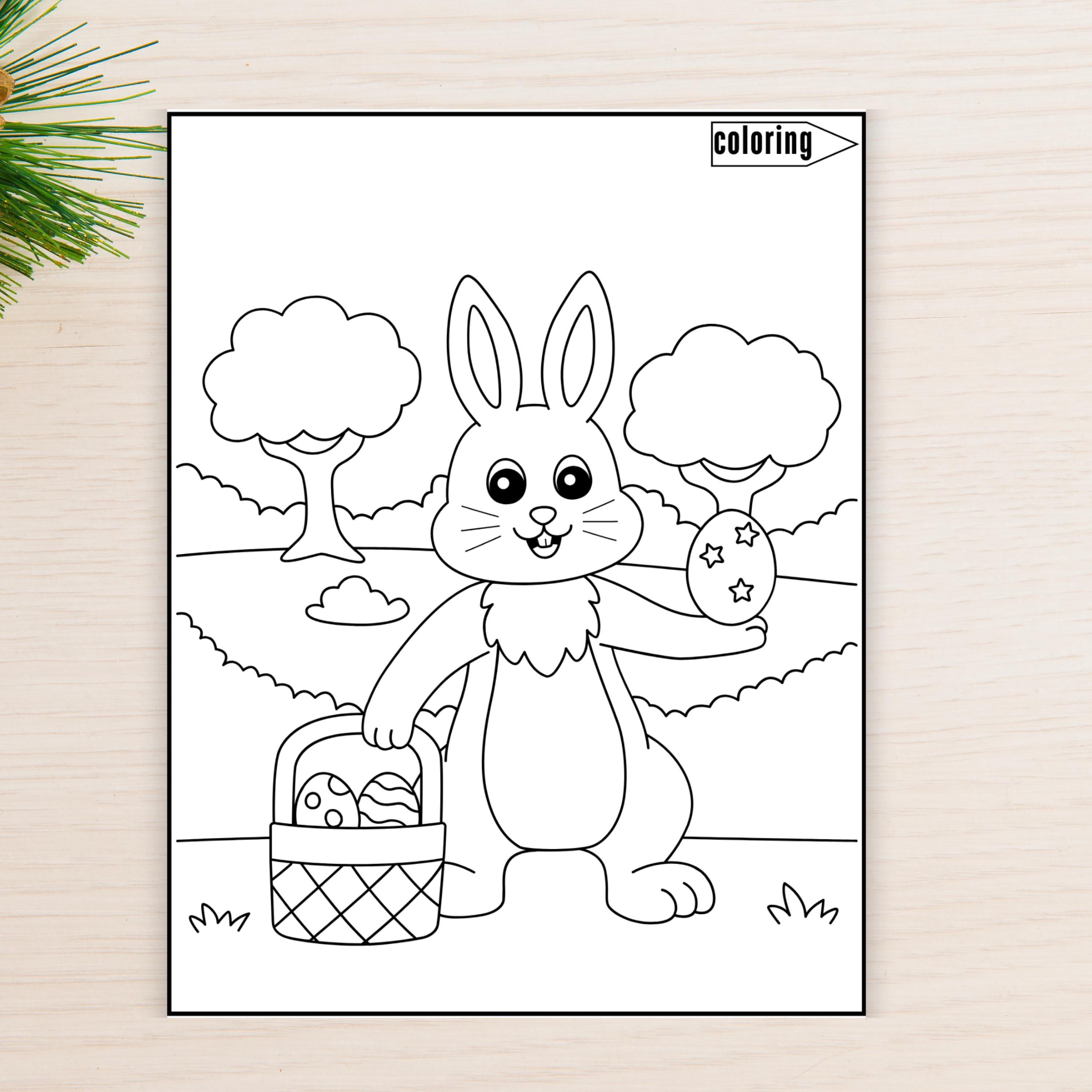 Spring Coloring Pages: Kids Printable Worksheets (PDF Pattern) - Etsy