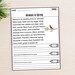 Spring Reading Comprehension Passages Worksheets Questions Writing Text ...
