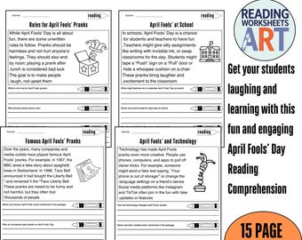 Spring Reading Comprehension Passages Worksheets Questions Writing Text ...