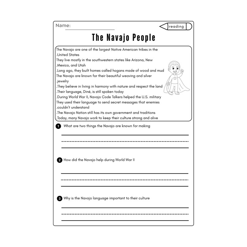 Reading Comprehension Questions Passages Grades 2–activities Classroom ...