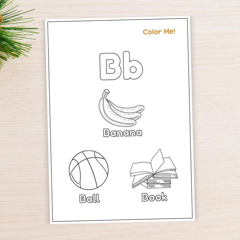 Alphabet Coloring Pages A–Z 26 Printable Worksheets PDF Download - Etsy