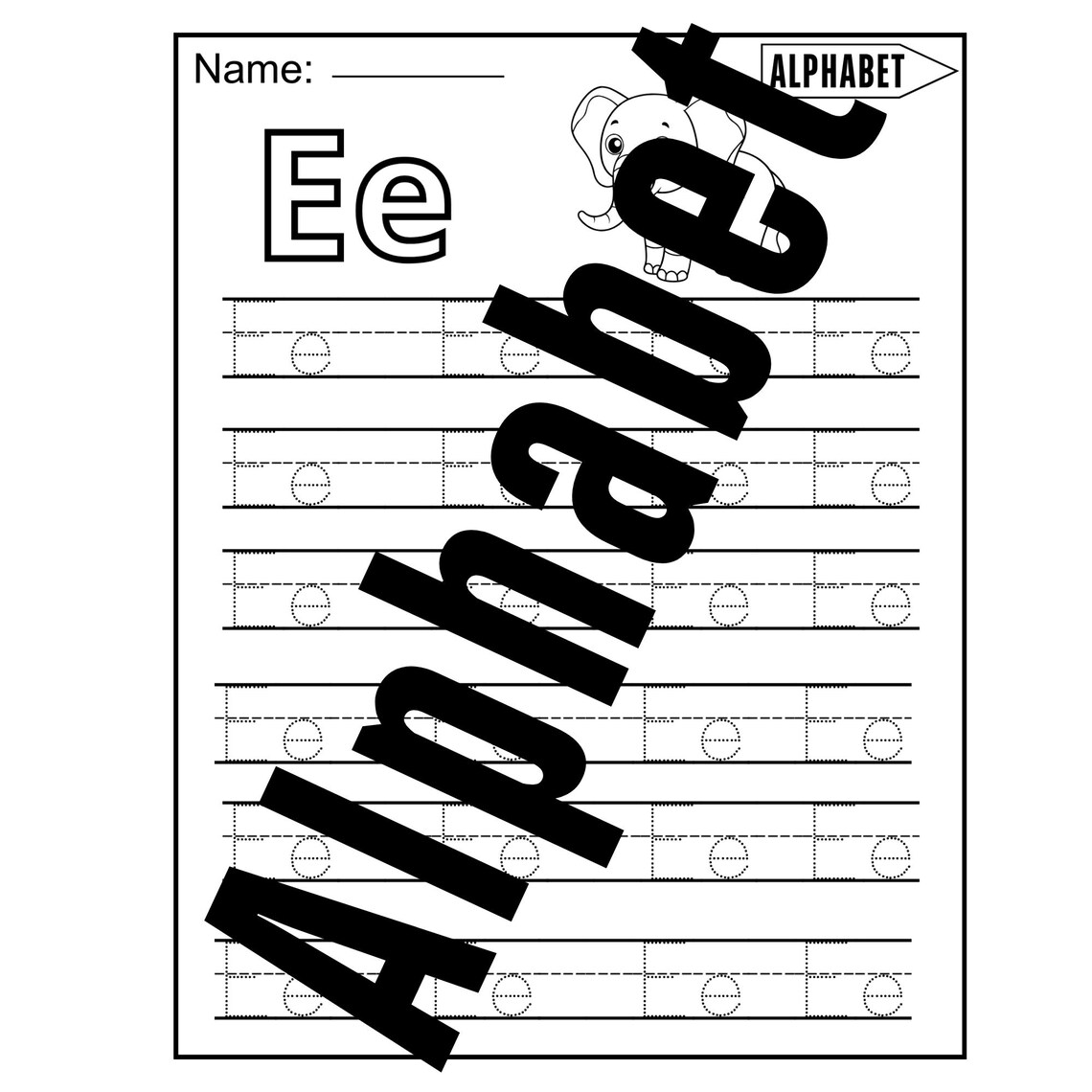 Alphabet Worksheets for Pre-k ABC Handwriting Practice Worksheets ...
