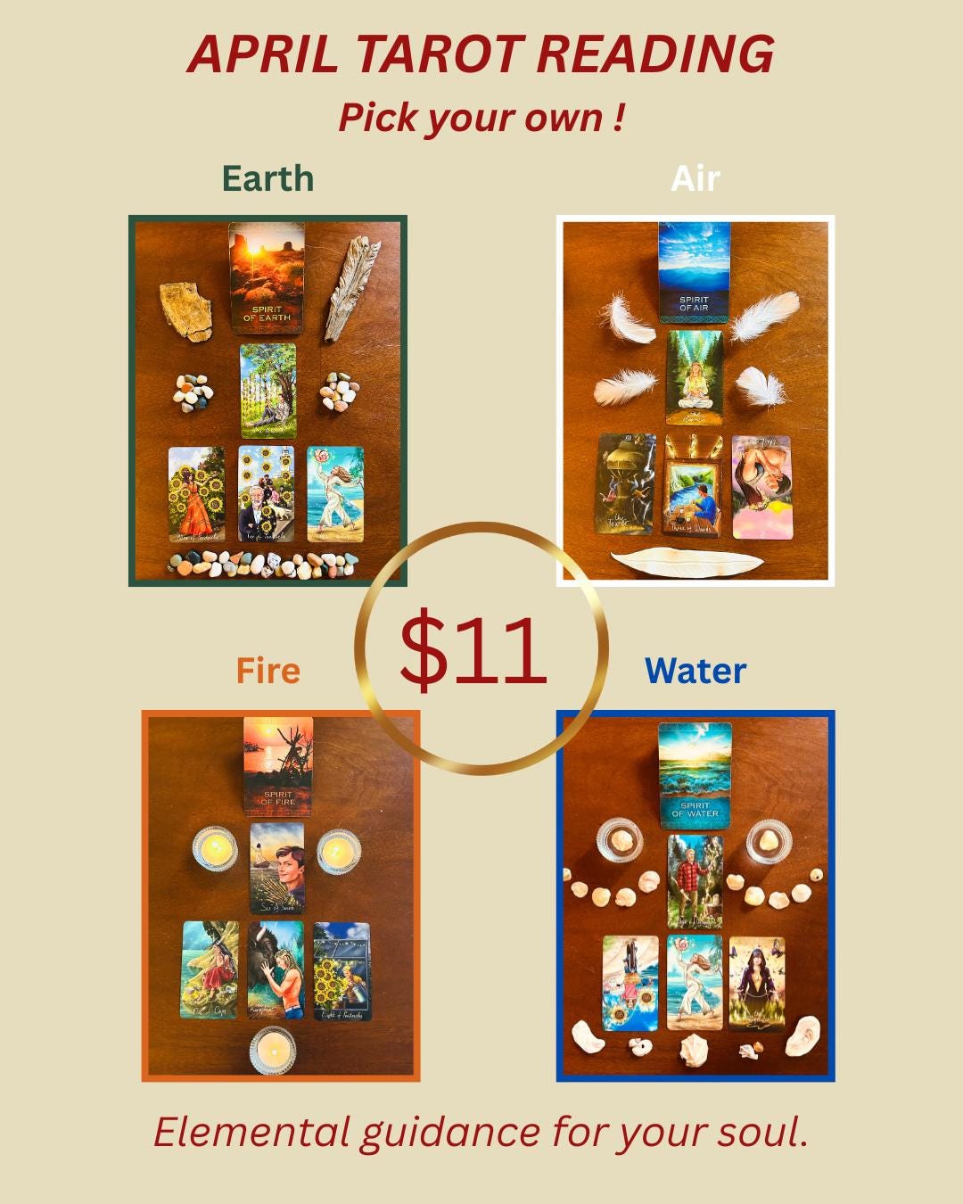 APRIL TAROT READING - Etsy
