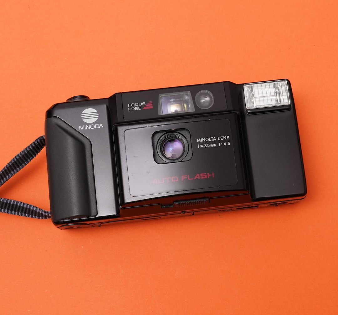 Minolta Fs-e-vintage Point and Shoot 35mm Film Camera - Etsy