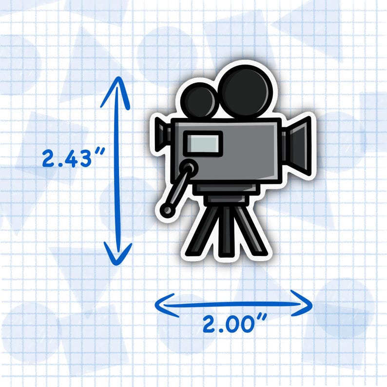 Movie Themed Sticker Pack (5pc.), Cinema Stickers, Cute Stickers ...