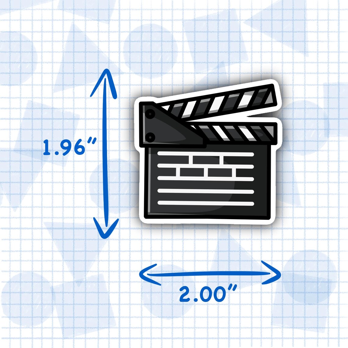 Movie Themed Sticker Pack (5pc.), Cinema Stickers, Cute Stickers ...