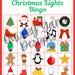 Christmas Lights Scavenger Hunt | Christmas Lights Bingo | Christmas ...