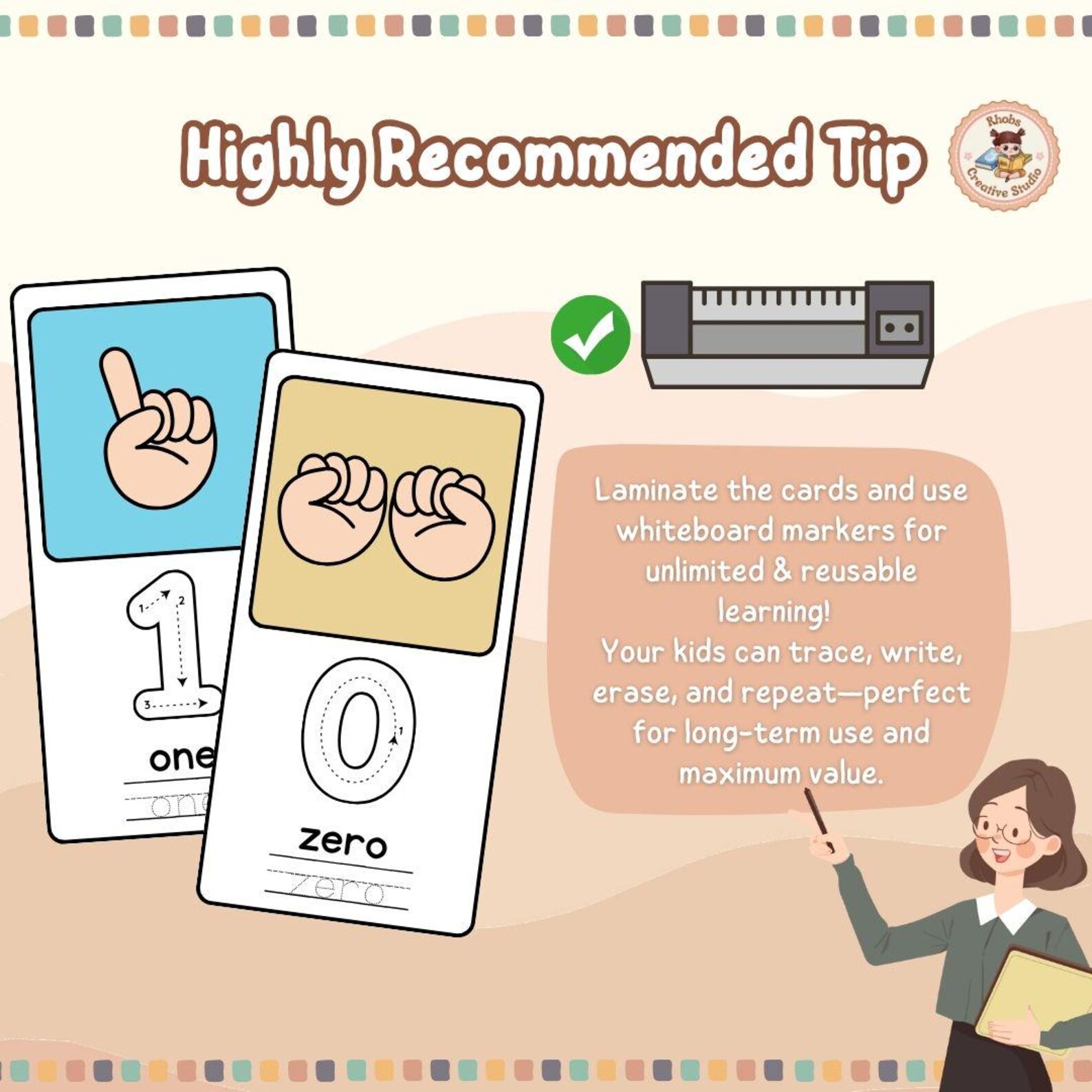 Number Tracing Flash Cards: Visual Learning for Toddlers (digital ...