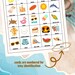 60 Summer Bingo Cards, Summer Theme Bingo, Summer Activity for Kids ...