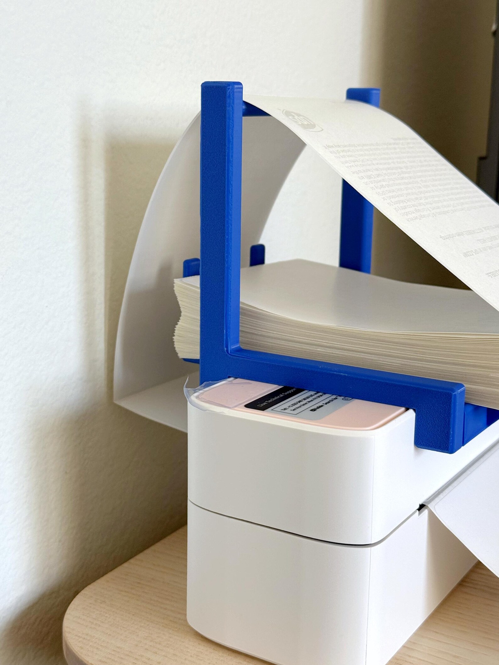 Top Mounted Label Holder for Thermal Printer | Desk Space Saver | Fits ...