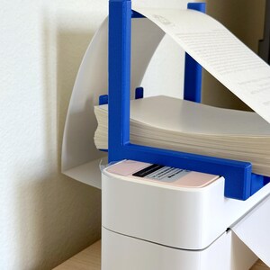 Top Mounted Label Holder for Thermal Printer | Desk Space Saver | Fits ...