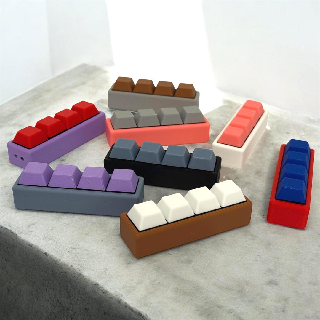 Mechanical Clicker Fidget - 4 Keyboard Switch | ADHD - Etsy