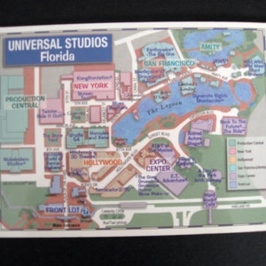 1999 Special Edition Pop-out Map Featuring Orlando Florida Vacation ...