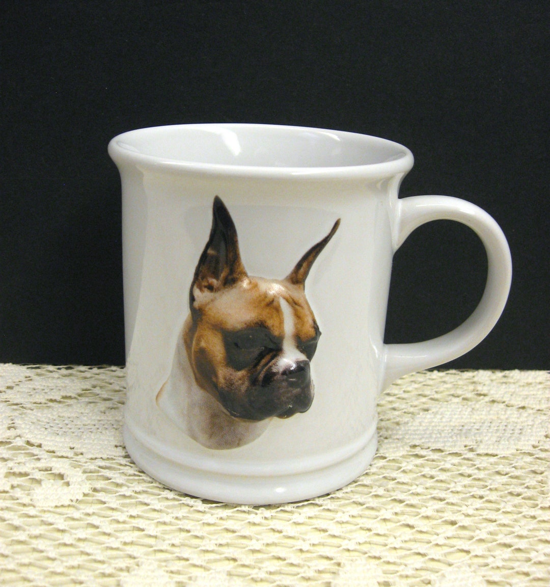 Boxer Dog Ceramic 11 Oz. Mug - Boxer Dog Mug - Ceramic Boxer Dog Mug ...