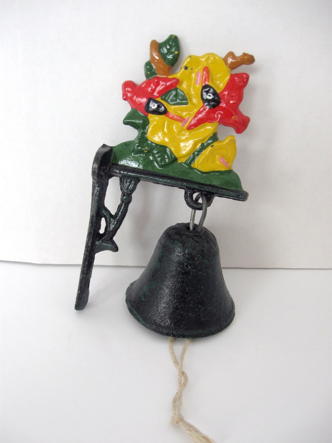 Cast Iron Farm Bell With Hummingbirds - Cast Iron Dinner Bell - Cast ...