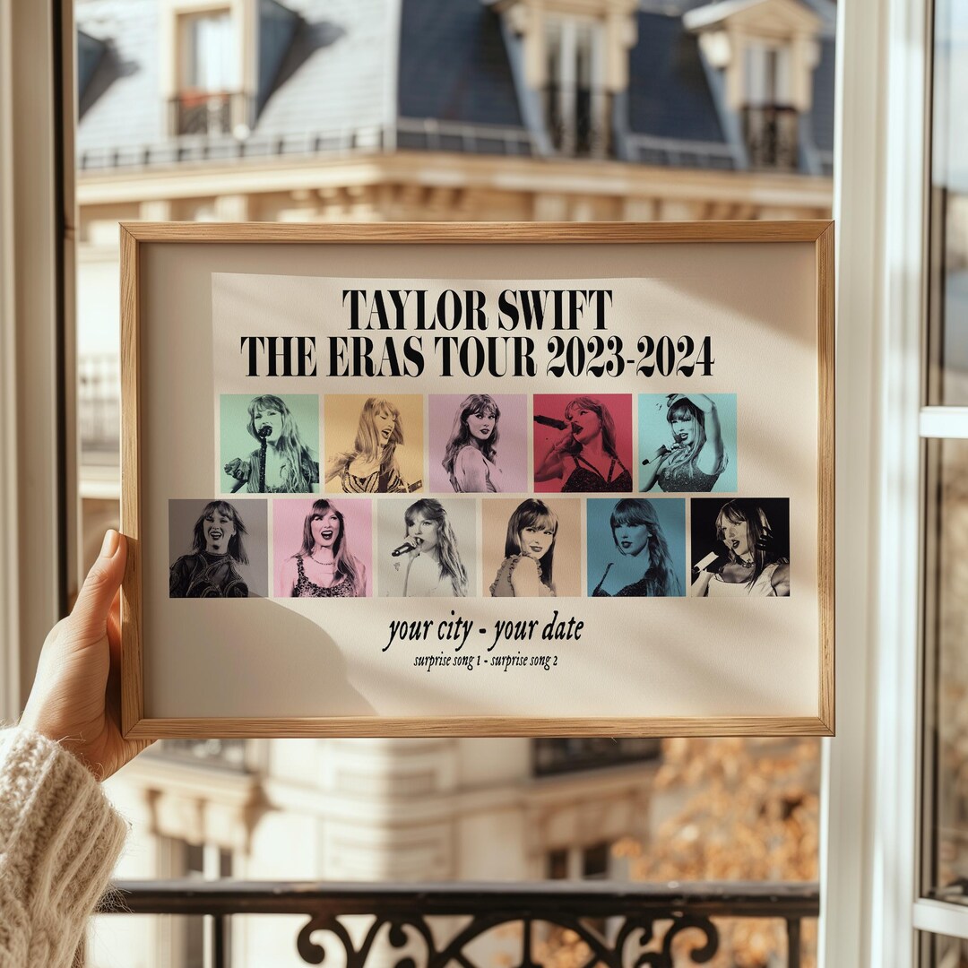 Taylor Swift Eras Tour Inspired Personalized Digital Print Poster With ...