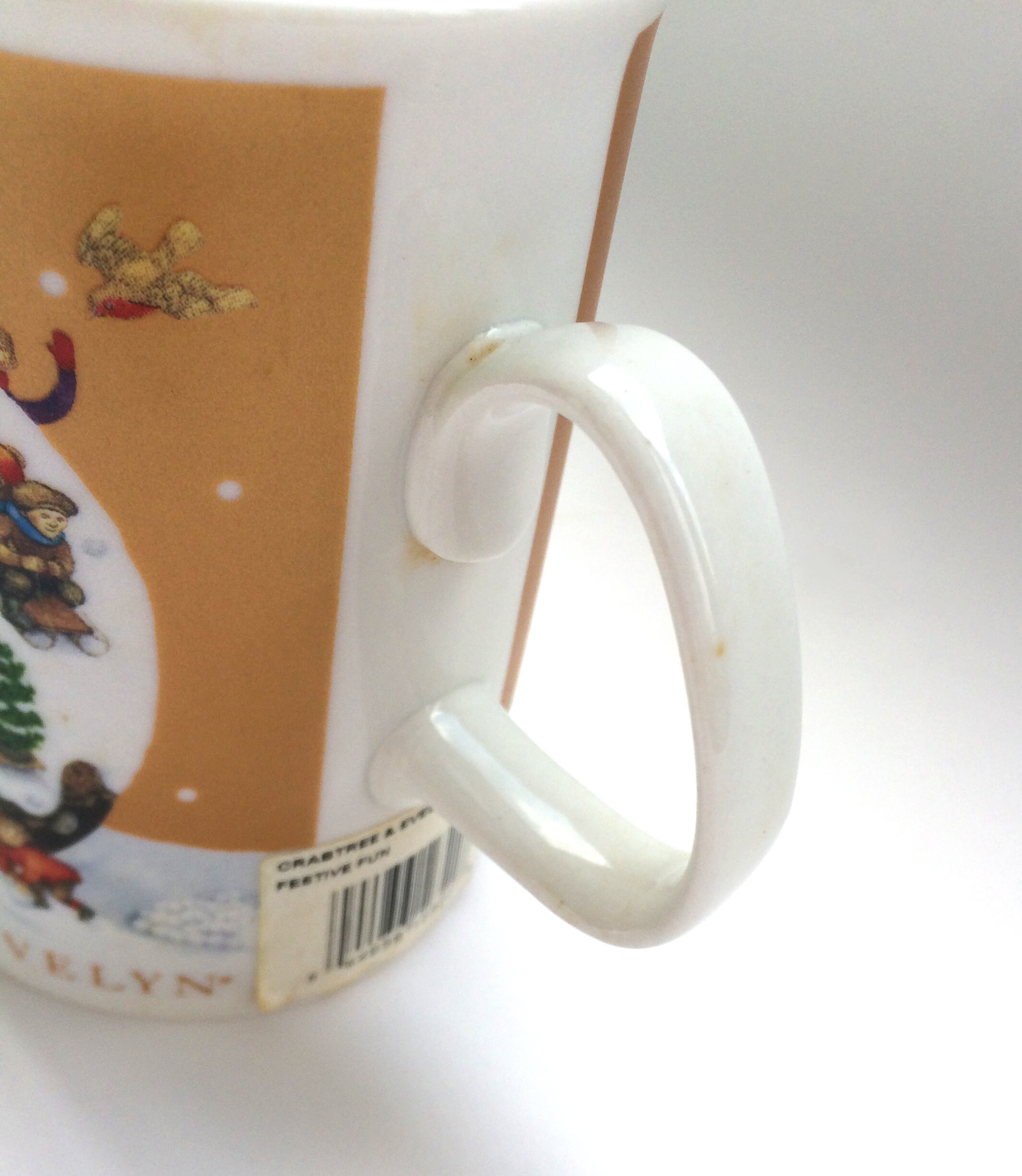Vintage Crabtree & Evelyn Fine China Festive Fun Mug Xmas Tea - Etsy
