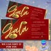 Golden Gala Ticket Template,admit One Printable Digital Download,black ...