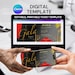 Golden Gala Ticket Template: Printable Event Admission (digital ...