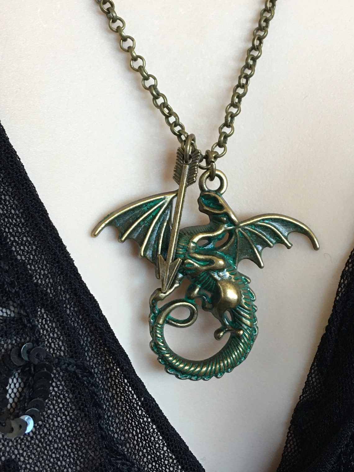 Brass Dragon Keychain Flying Dragon Key Chain Dragon Key | Etsy