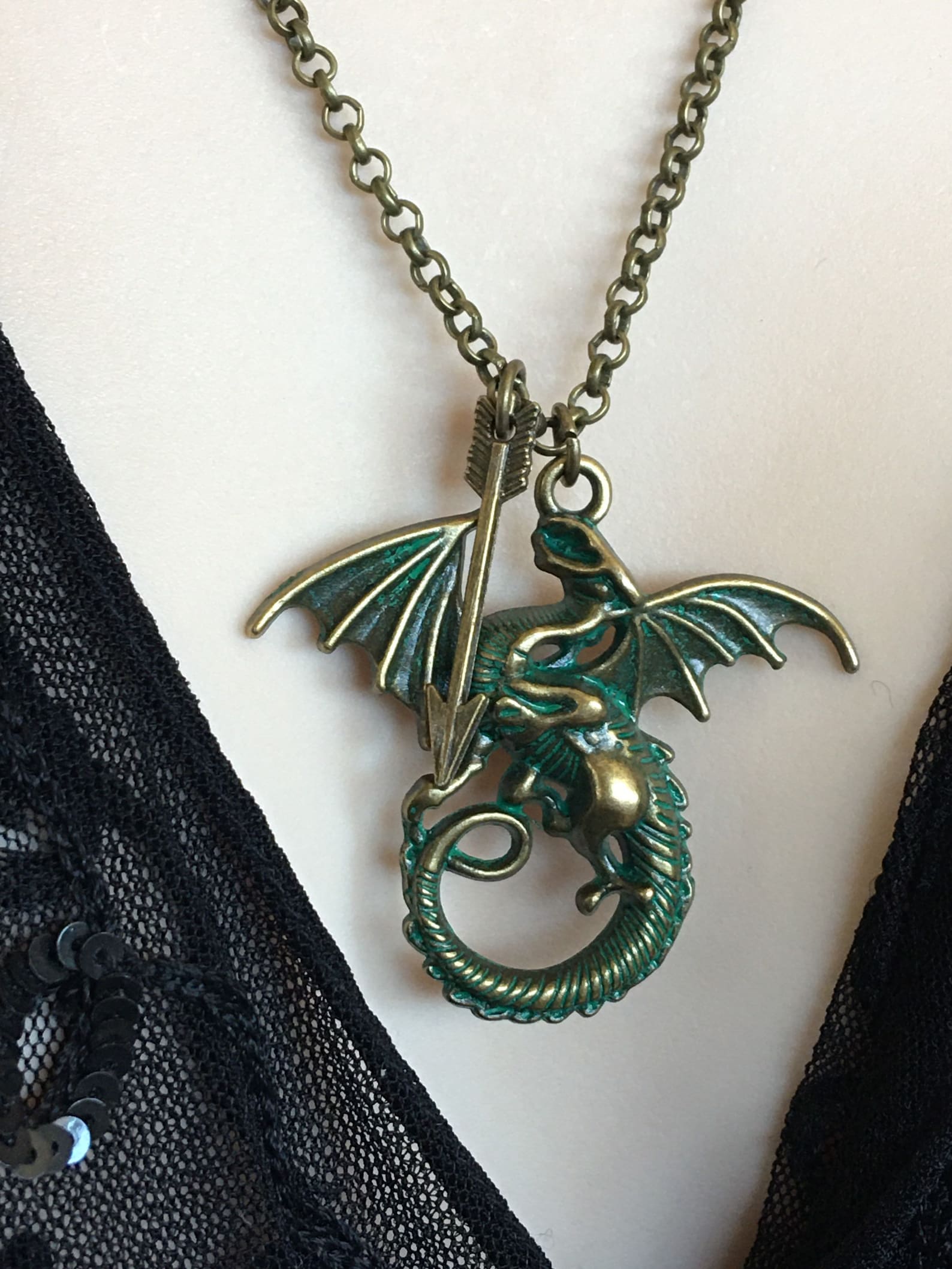 Brass Dragon Keychain Flying Dragon Key Chain Dragon Key | Etsy