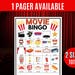 Movie Bingo, 50 Movie Bingo Cards, Movie Night Activity Bingo, Cinema ...