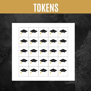 Graduation Bingo, 50 Printable Graduation Bingo Cards, Kids Printable ...