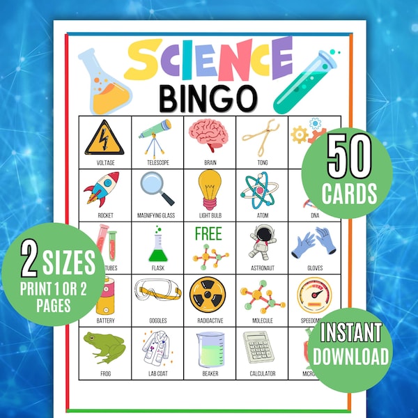 Card Game Chemistry - Etsy