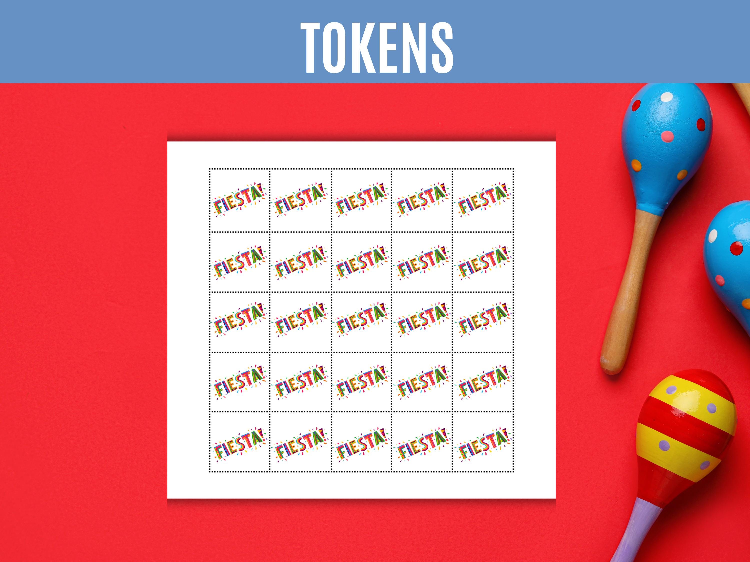 Fiesta Bingo, 50 Printable Fiesta Bingo Cards, Fiesta Activity for Kids ...