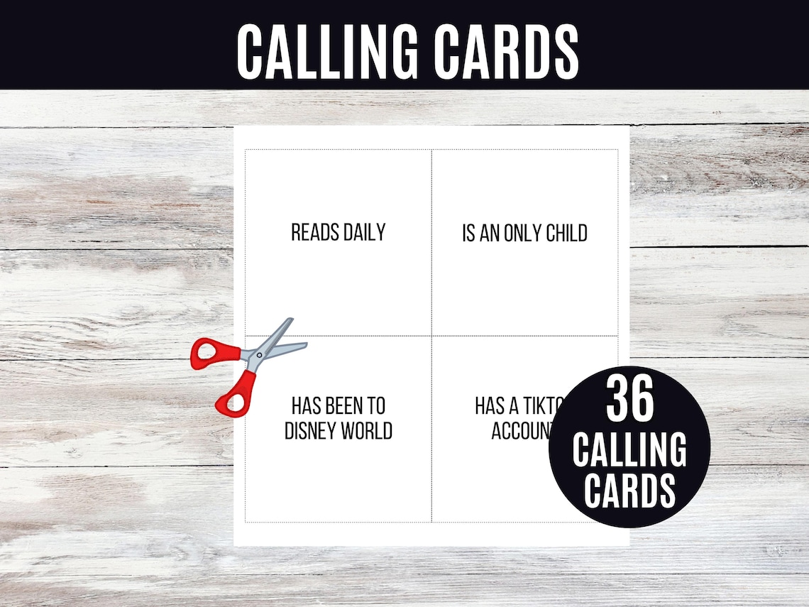 Find Someone Bingo, 75 Printable Ice Breaker Game, Team Building ...