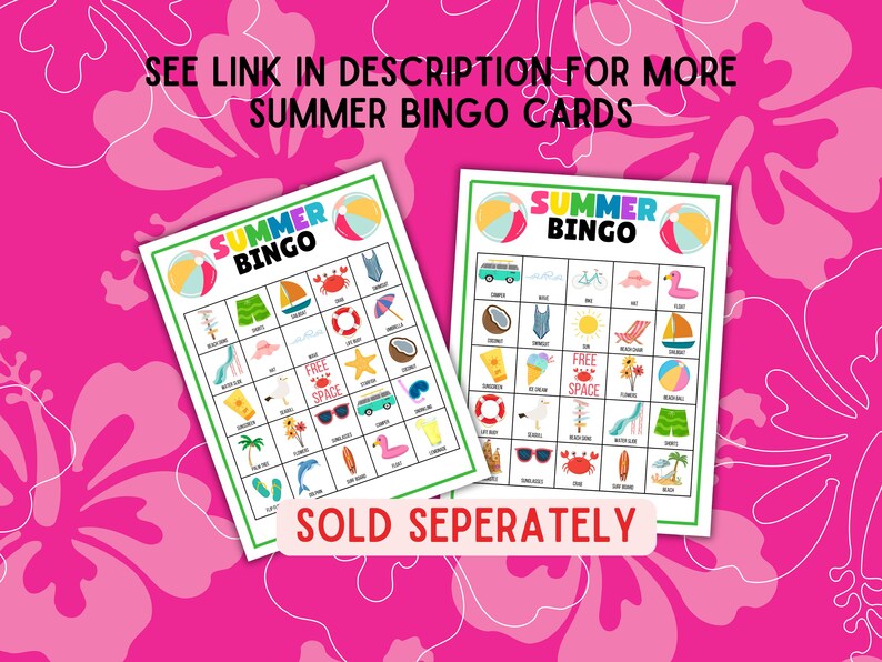 Aloha Bingo, 75 Printable Hawaii Themed Bingo Cards, Luau Themed Kids ...