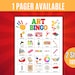 Art Bingo Cards, 50 Printable Part Party, Art Themed, Kids Printable ...