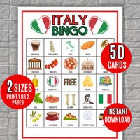 Spain Bingo - Travel Bingo - 30 Spain Bingo Cards - Spain Party Game ...