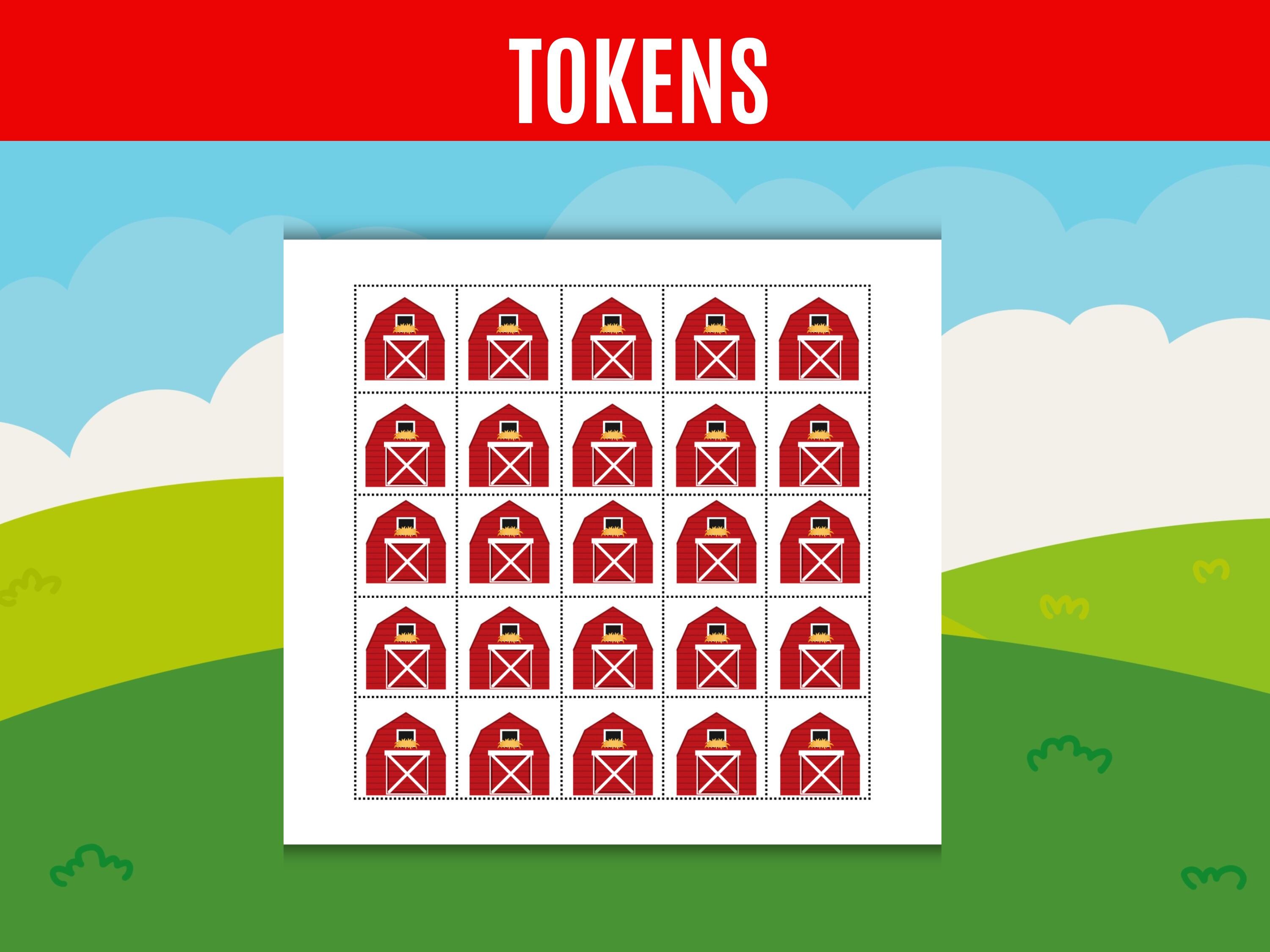 Barnyard Bingo, 50 Printable Farm Bingo Cards, Farm Bingo, Barnyard ...