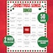 Christmas Song Bingo Printable, 50 Holiday Music Bingo Cards, Christmas ...