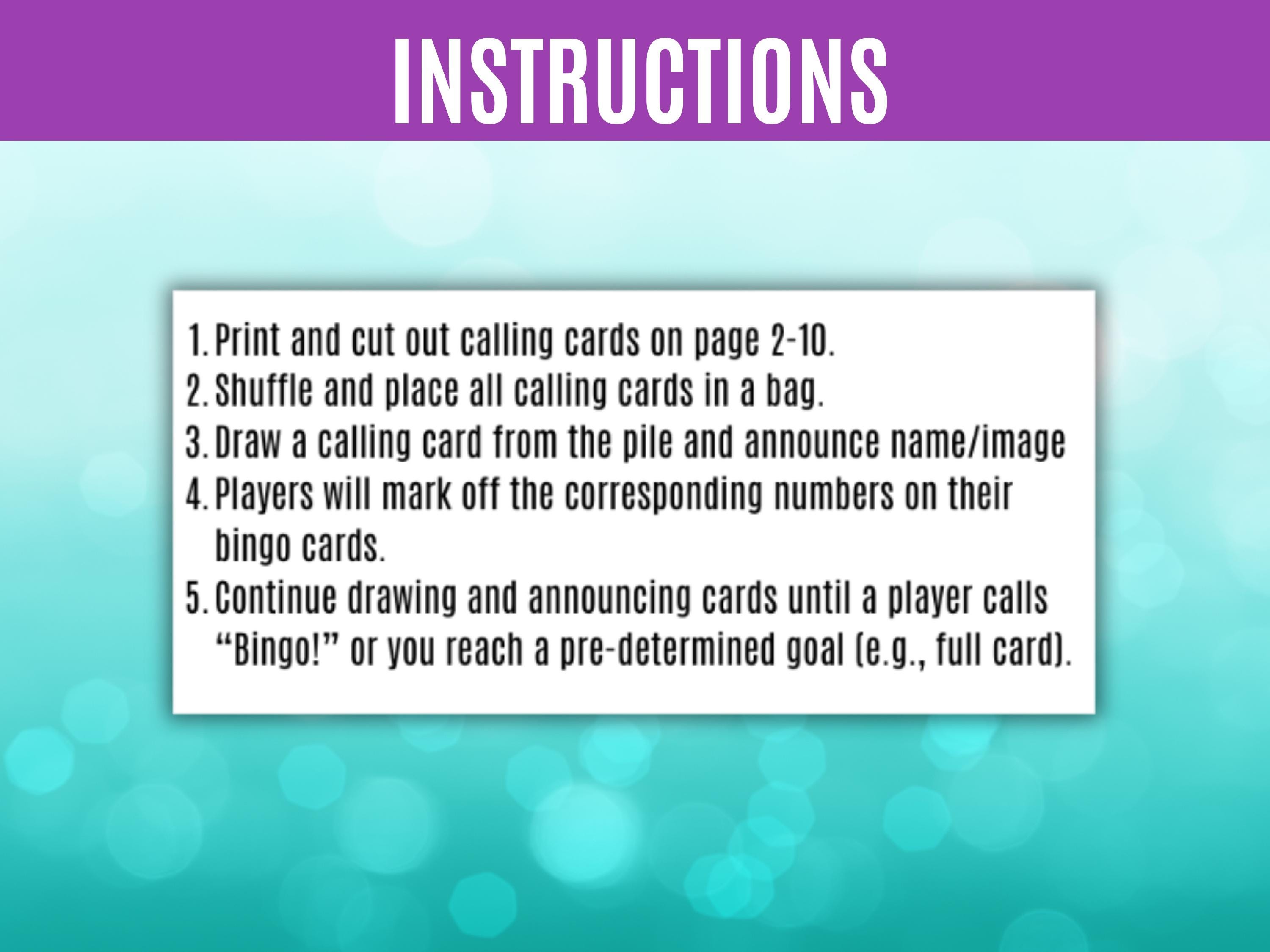 Candy Bingo, 75 Printable Candy Bingo Cards, Sweet Treats Bingo, Candy ...