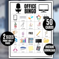 Holiday Team Building Bingo Game Office Version - Etsy