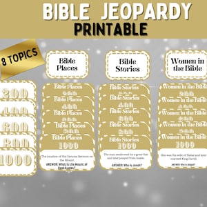 Christmas Bible Jeopardy Game, Nativity Printable Christmas Trivia ...