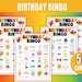 Birthday Bingo Cards, 50 Birthday Bingo Cards, Birthday Party, Birthday ...