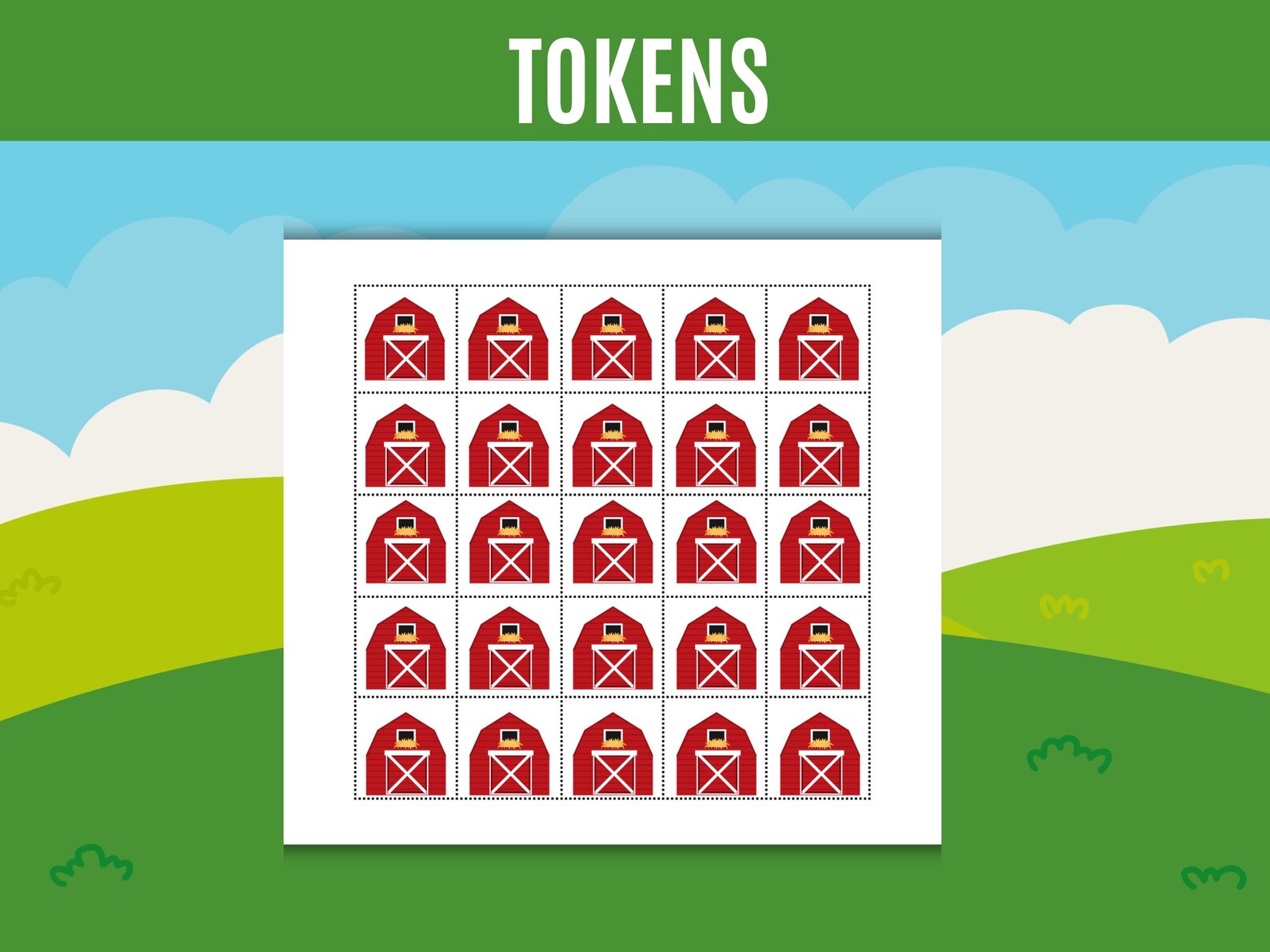 Farm Bingo, 50 Printable Farm Bingo Cards, Barnyard Bingo, Farm Party ...