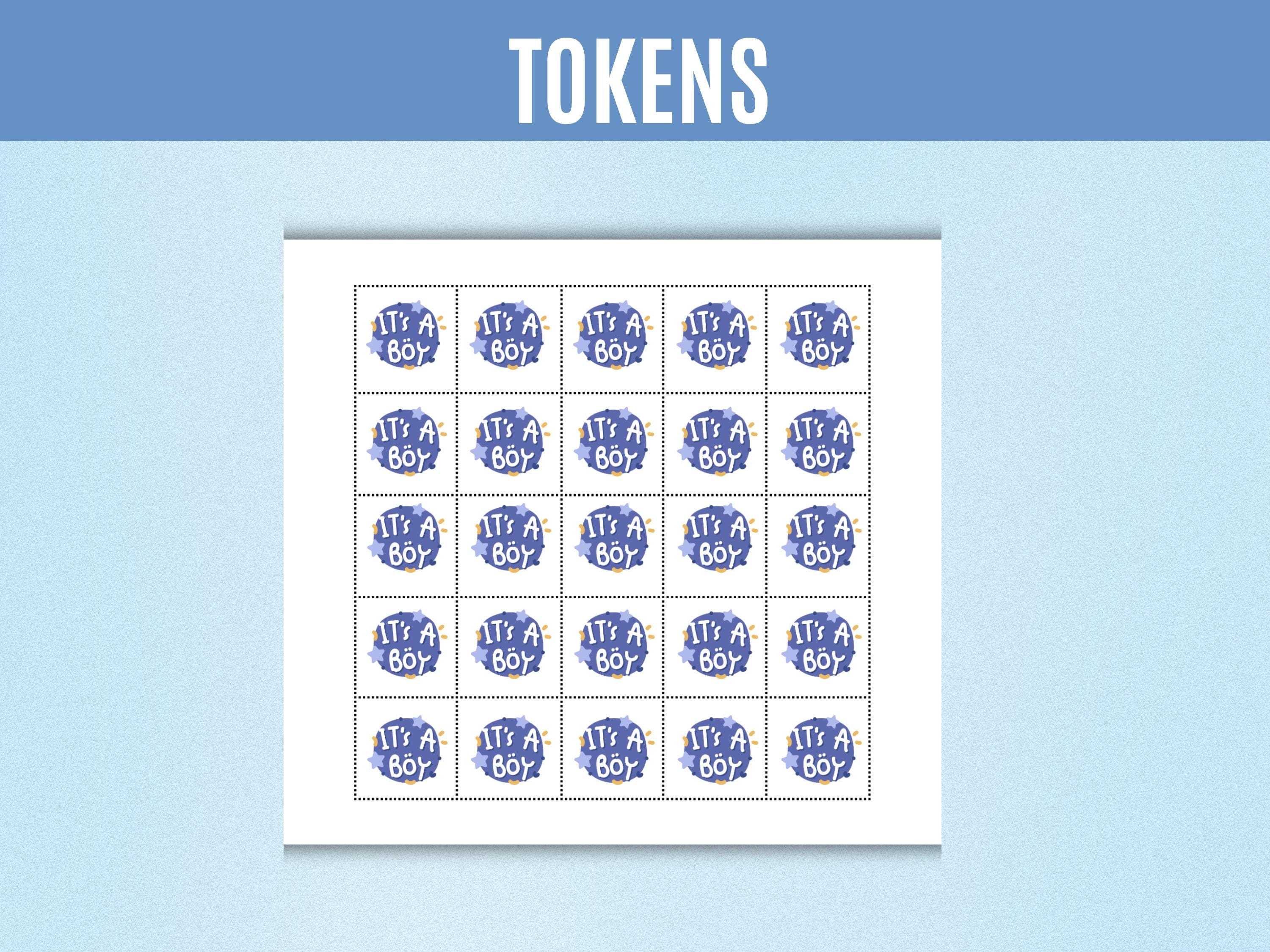 Baby Boy Bingo, 50 Baby Boy Bingo Game Cards, Baby Shower Bingo Game ...