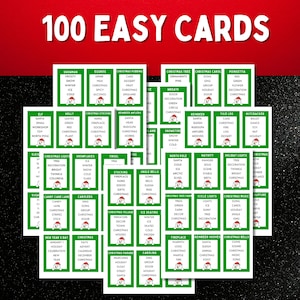 Christmas Taboo Word Game, Don't Say, Forbidden Words, Holiday Office ...