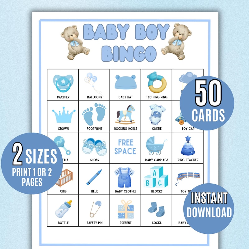Baby Bingo Boys - Etsy